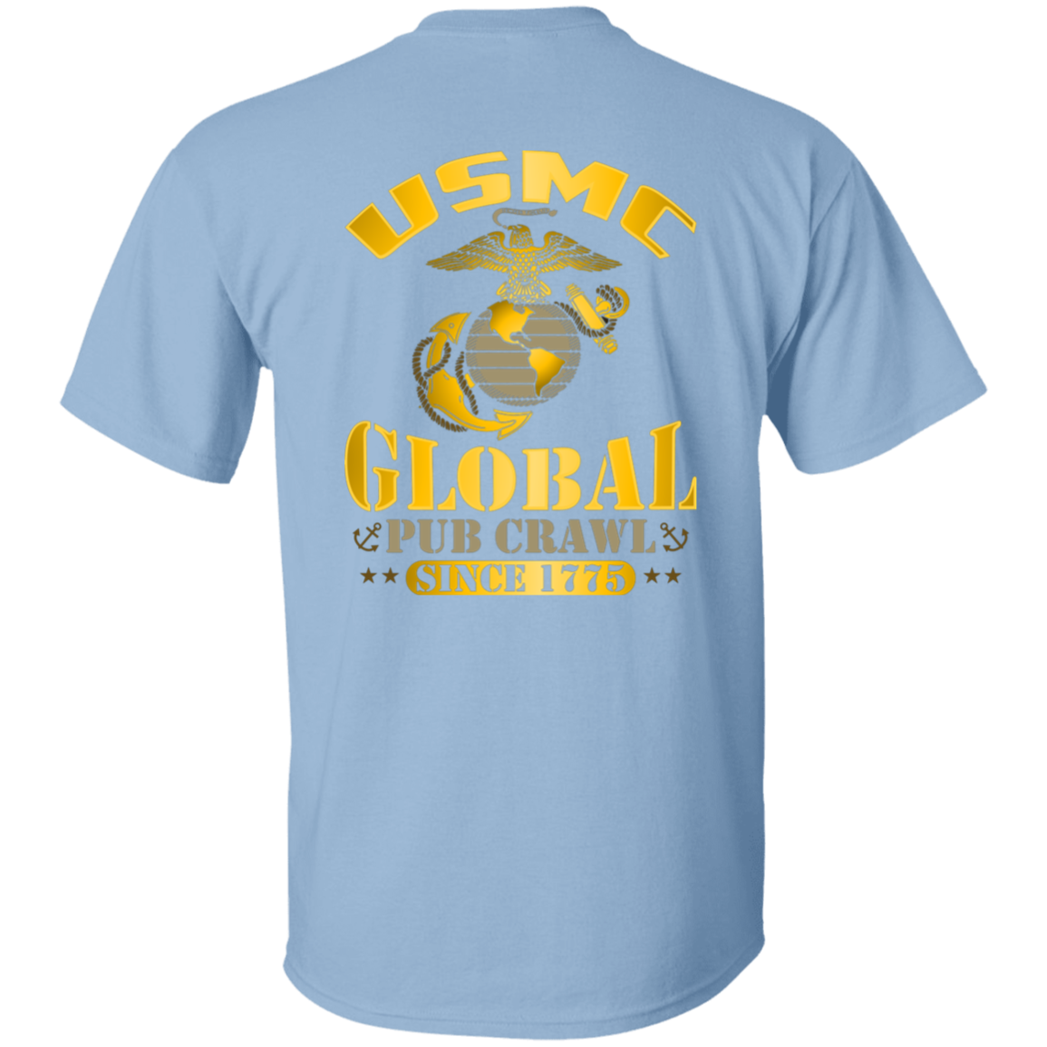 USMC GLOBAL PUB CRAWL T-SHIRT FRONT/BACK – Duty Station Swag